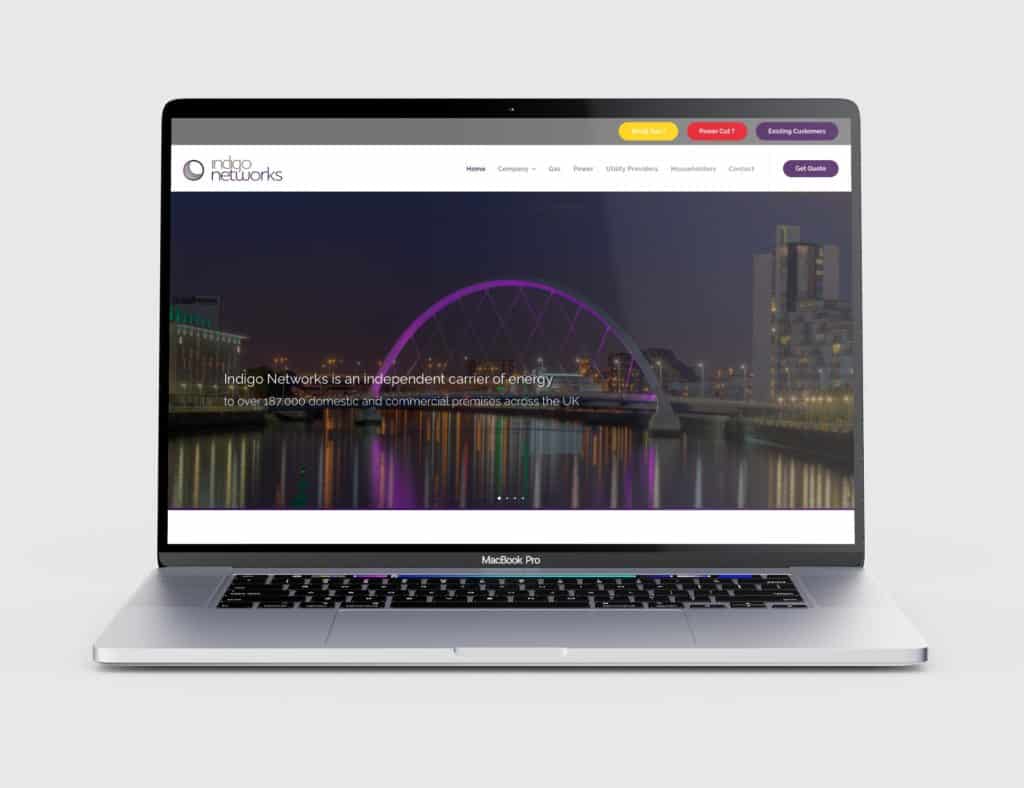 Indigo Networks Website Design & Development : Launch Digital