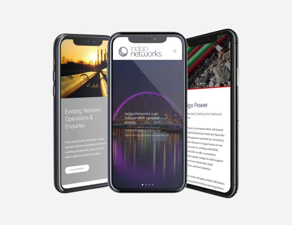 Indigo Networks Website Design & Development : Launch Digital